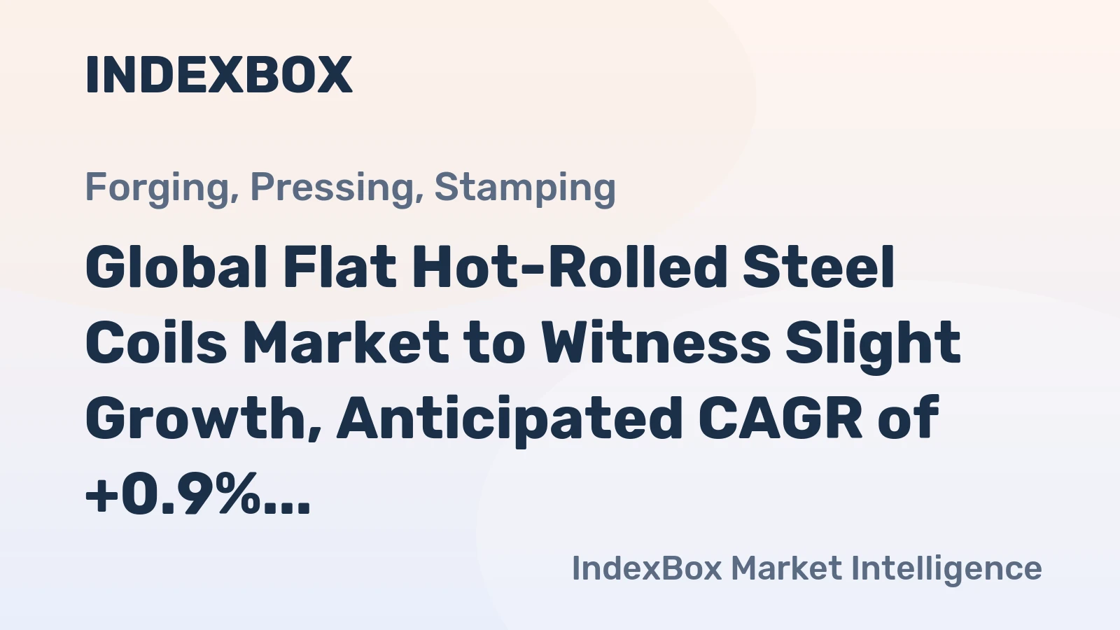 Global Flat Hot-Rolled Steel Coils Market to Witness Slight Growth, Anticipated CAGR of +0.9% from 2024-2035