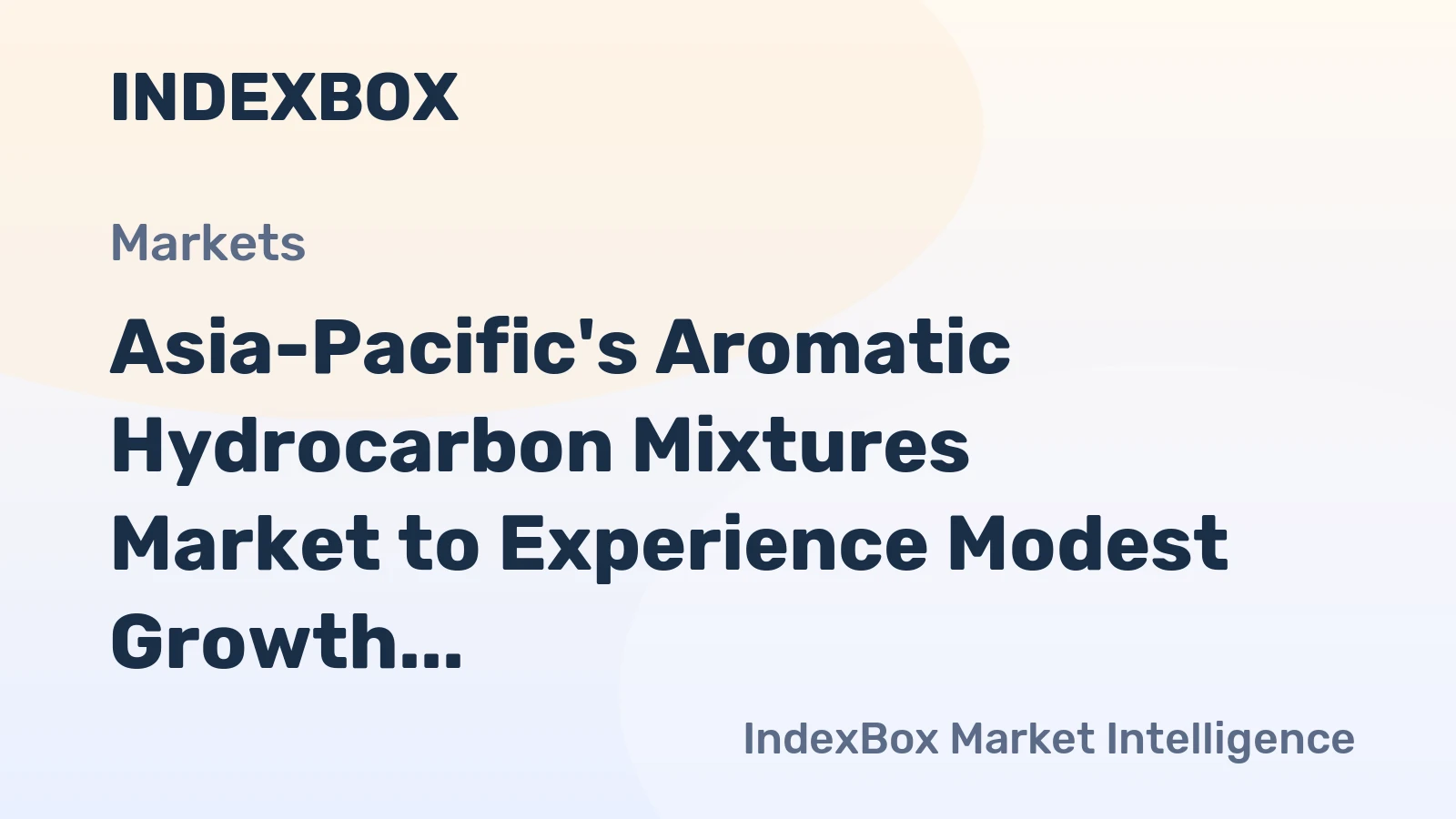 Asia-Pacific's Aromatic Hydrocarbon Mixtures Market to Experience Modest Growth with CAGR of 1.3% by 2035