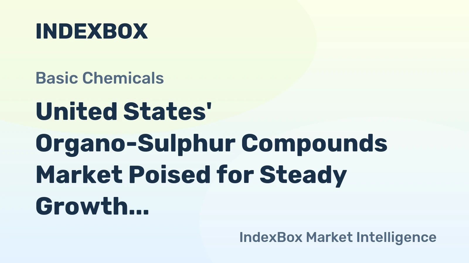 United States' Organo-Sulphur Compounds Market Poised for Steady Growth With +1.6% CAGR Through 2035