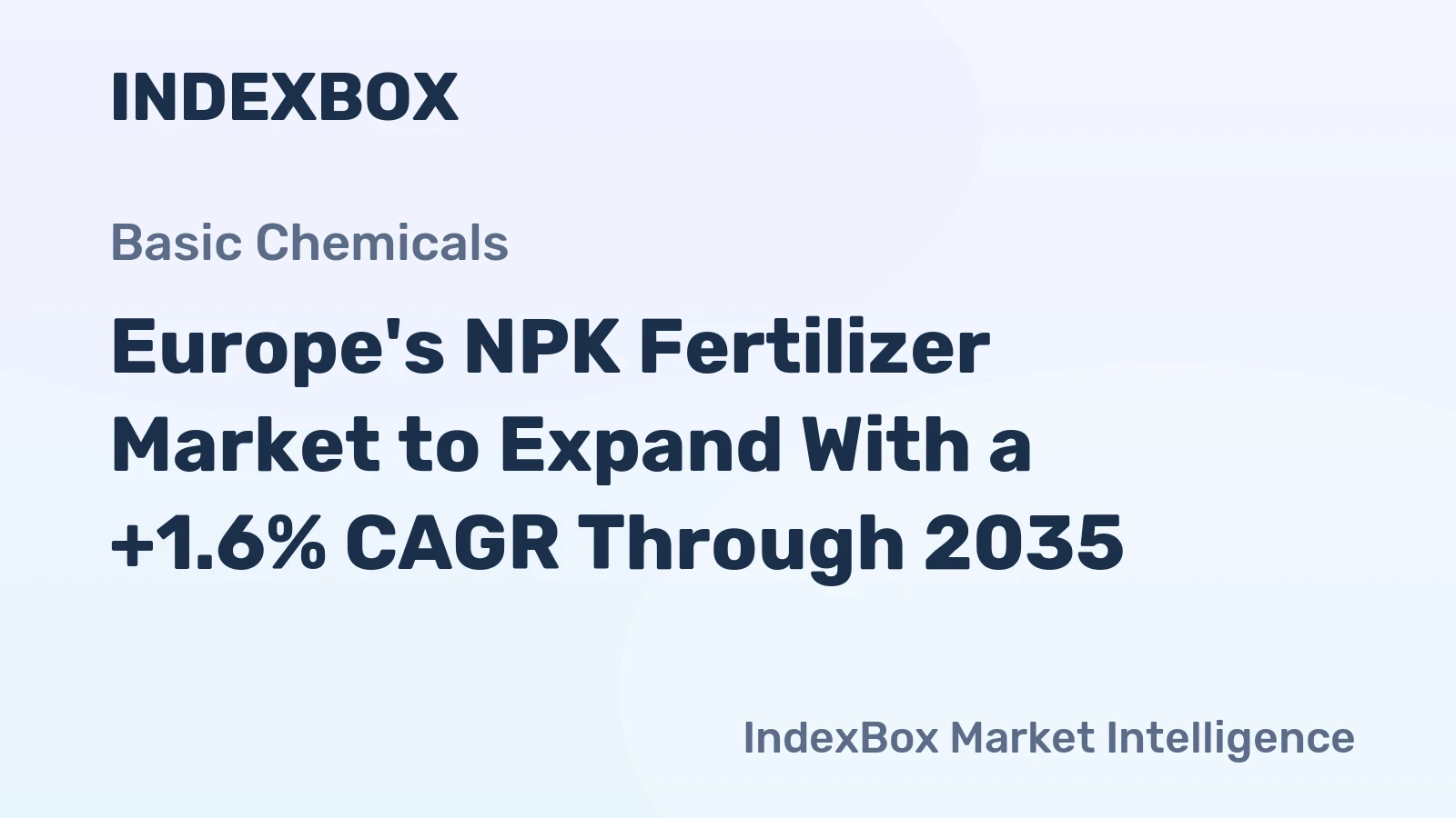 Europe's NPK Fertilizer Market to Expand With a +1.6% CAGR Through 2035