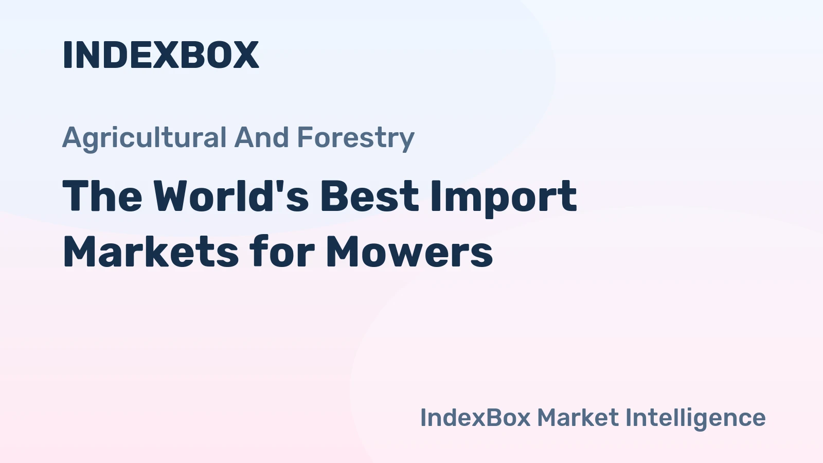 The World's Best Import Markets for Mowers
