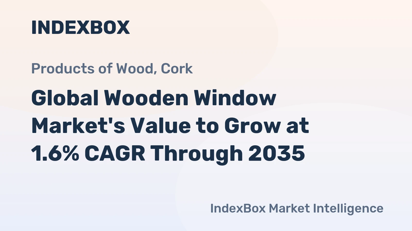 Global Wooden Window Market's Value to Grow at 1.6% CAGR Through 2035