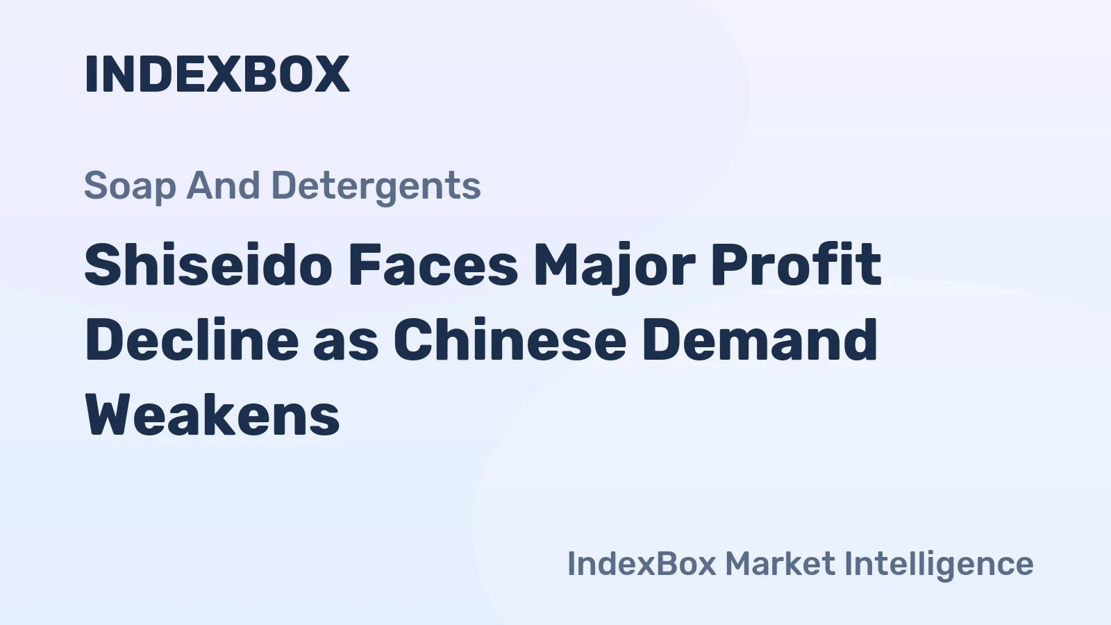 Shiseido Faces Major Profit Decline as Chinese Demand Weakens