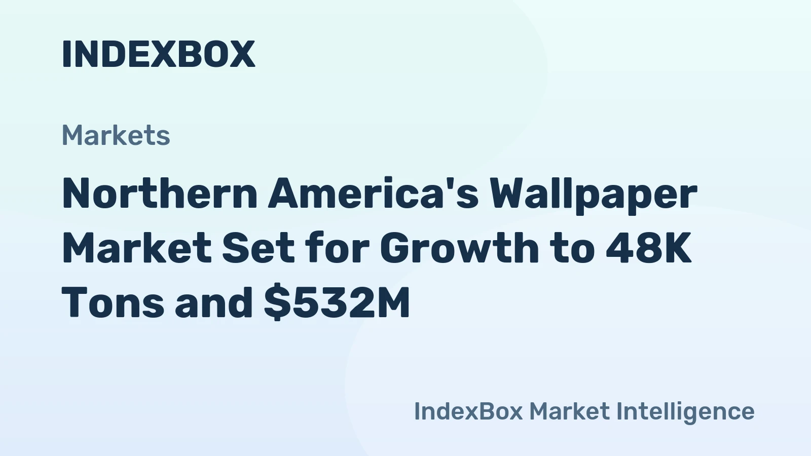 Northern America's Wallpaper Market Set for Growth to 48K Tons and $532M