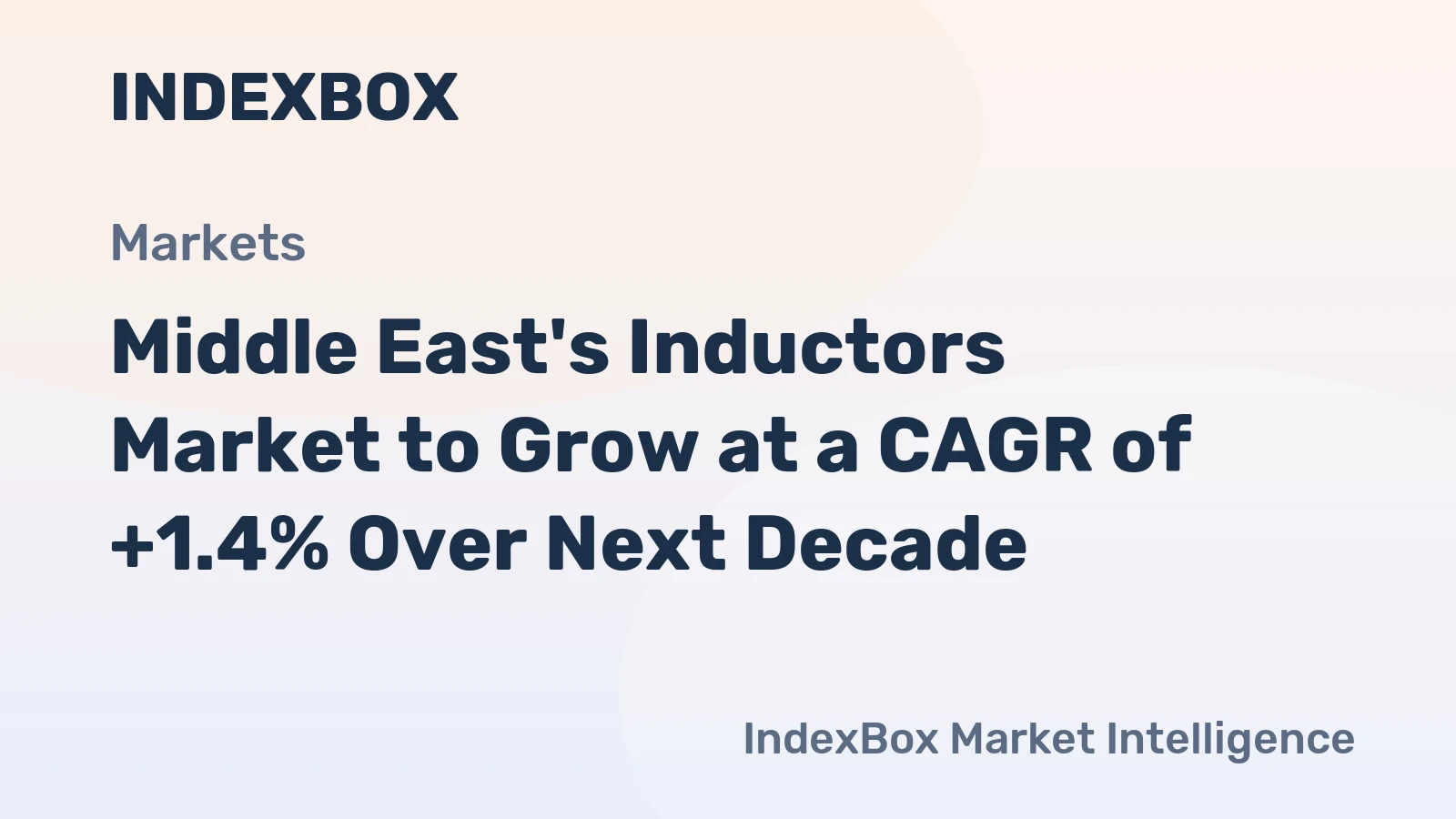 Middle East's Inductors Market to Grow at a CAGR of +1.4% Over Next Decade