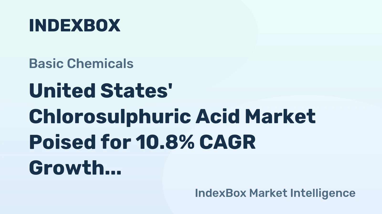 United States' Chlorosulphuric Acid Market Poised for 10.8% CAGR Growth Through 2035