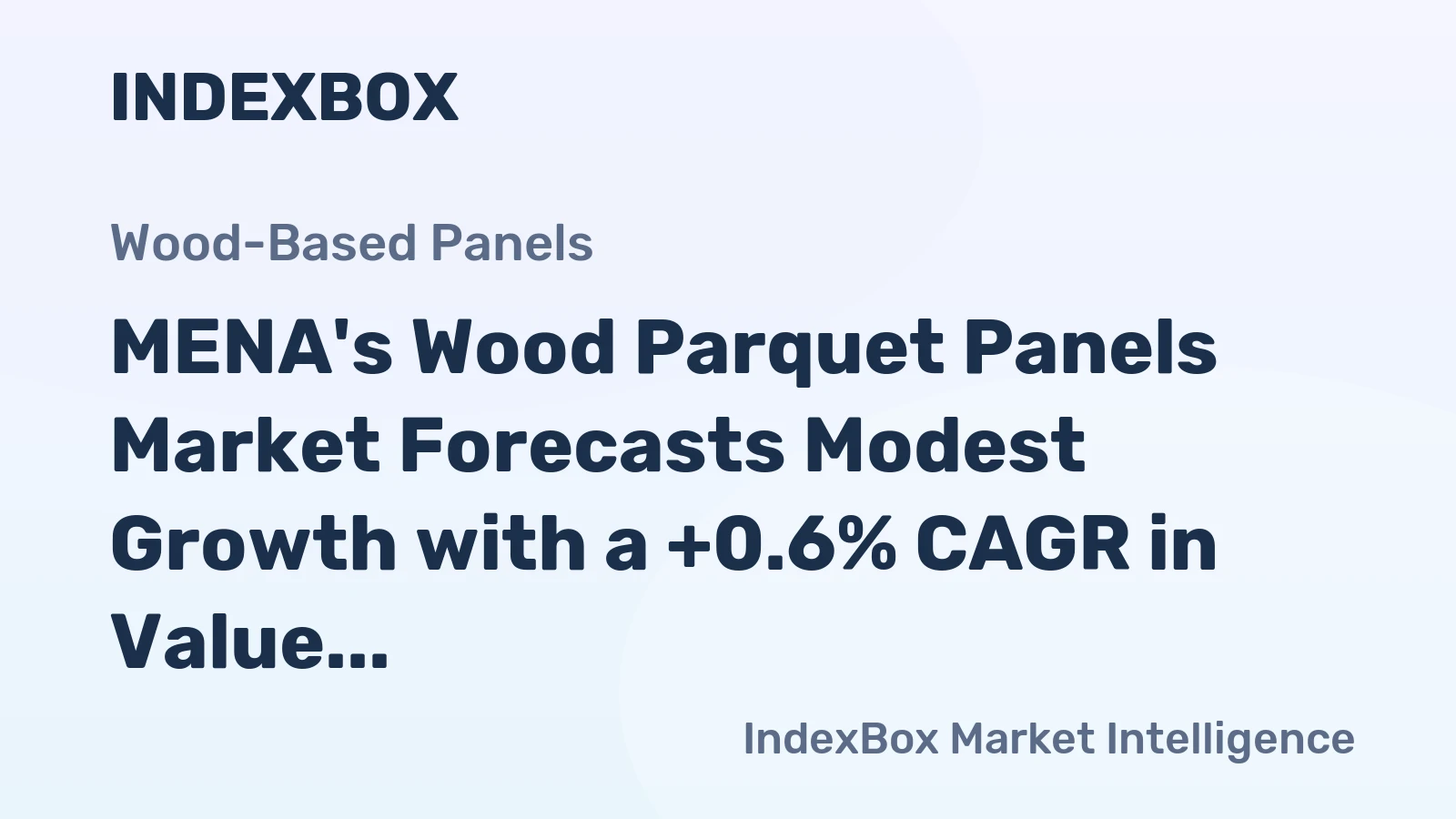 MENA's Wood Parquet Panels Market Forecasts Modest Growth with a +0.6% CAGR in Value to 2035
