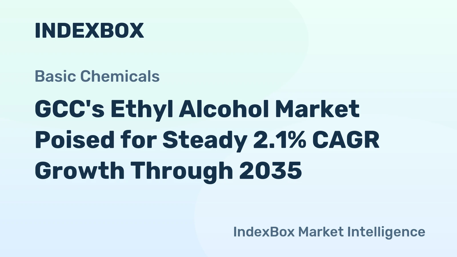 GCC's Ethyl Alcohol Market Poised for Steady 2.1% CAGR Growth Through 2035