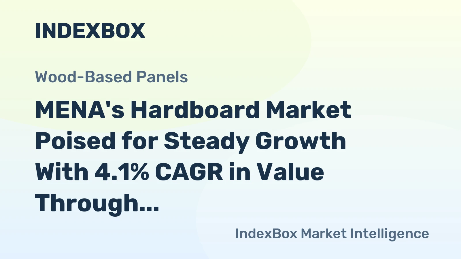 MENA's Hardboard Market Poised for Steady Growth With 4.1% CAGR in Value Through 2035