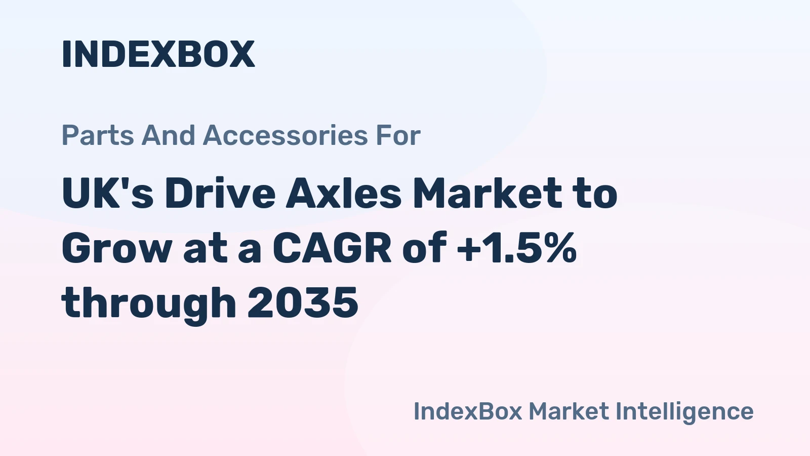 UK's Drive Axles Market to Grow at a CAGR of +1.5% through 2035