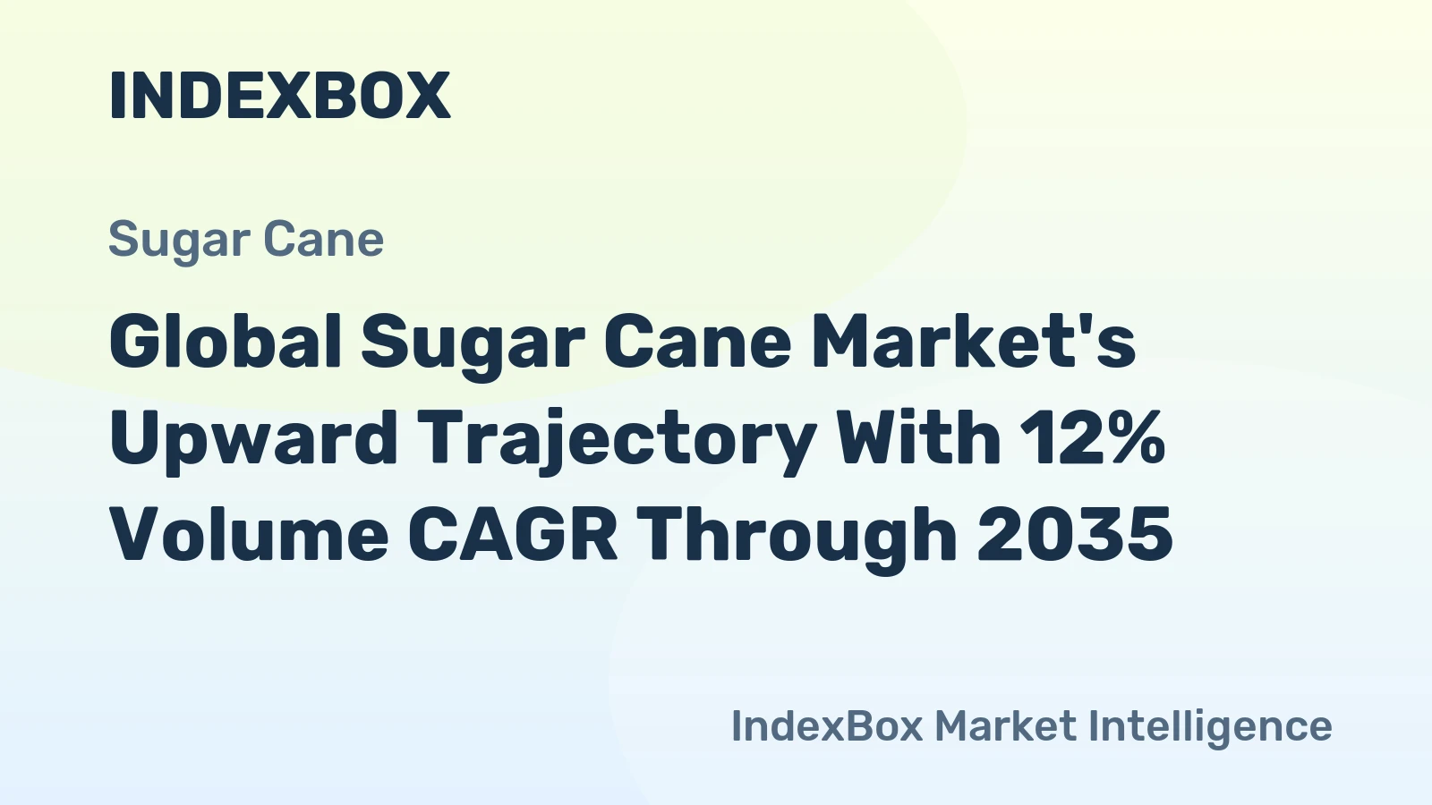 Global Sugar Cane Market's Upward Trajectory With 12% Volume CAGR Through 2035