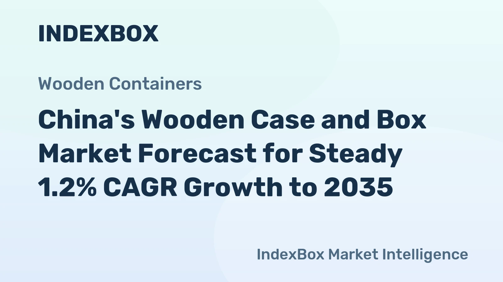 China's Wooden Case and Box Market Forecast for Steady 1.2% CAGR Growth to 2035