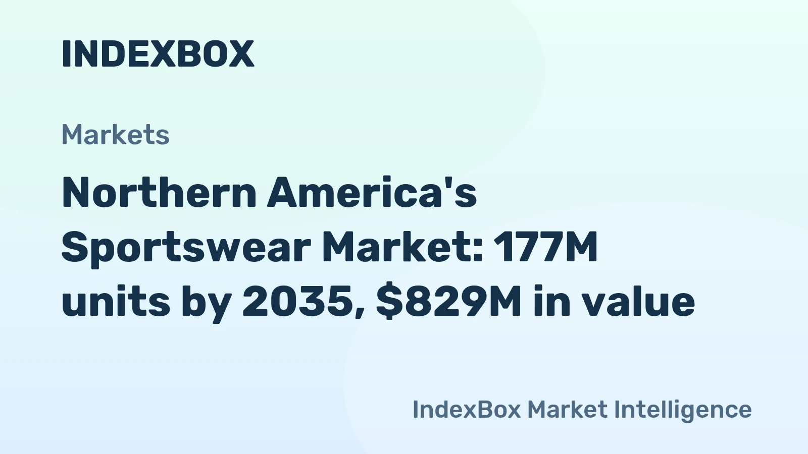 Northern America's Sportswear Market: 177M units by 2035, $829M in value