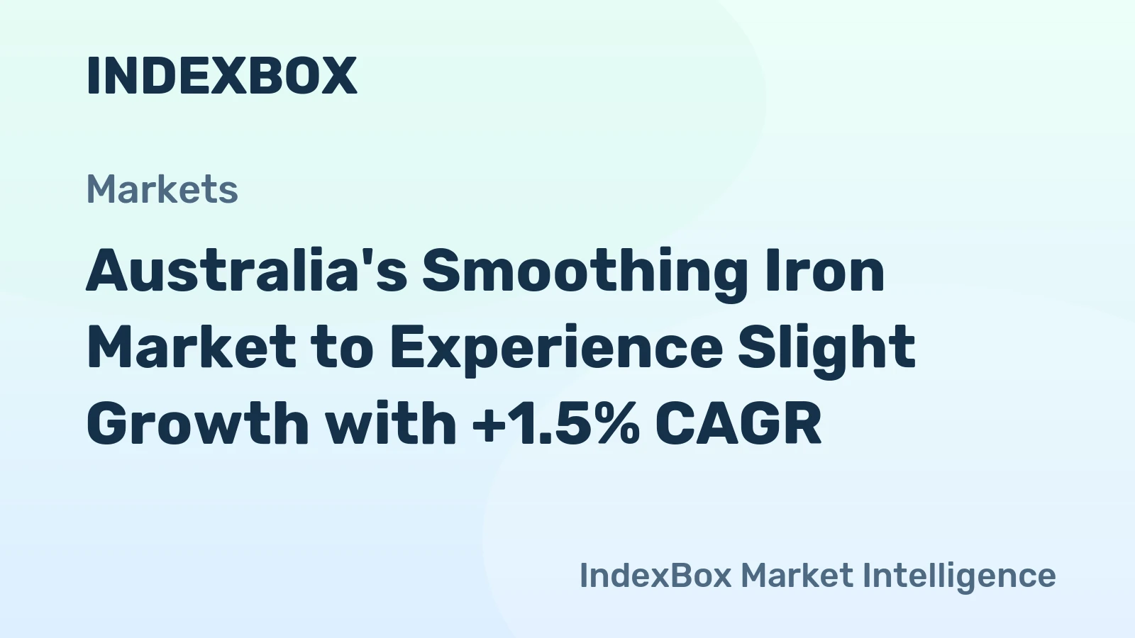 Australia's Smoothing Iron Market to Experience Slight Growth with +1.5% CAGR