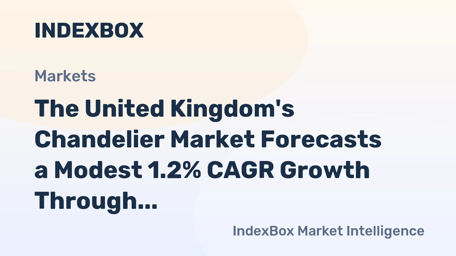 The United Kingdom's Chandelier Market Forecasts a Modest 1.2% CAGR Growth Through 2035