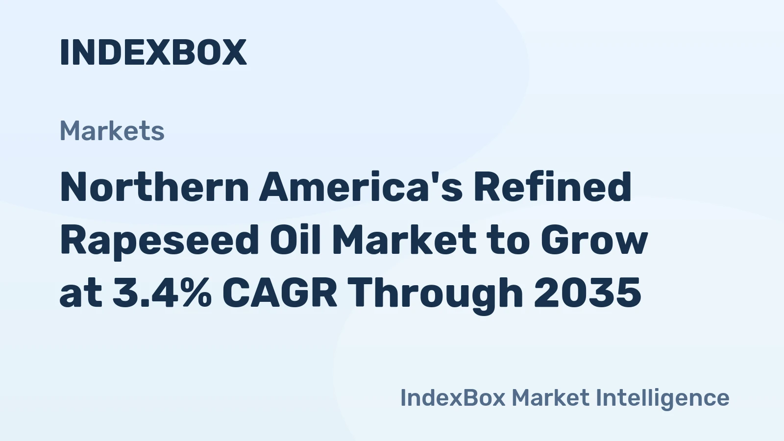 Northern America's Refined Rapeseed Oil Market to Grow at 3.4% CAGR Through 2035