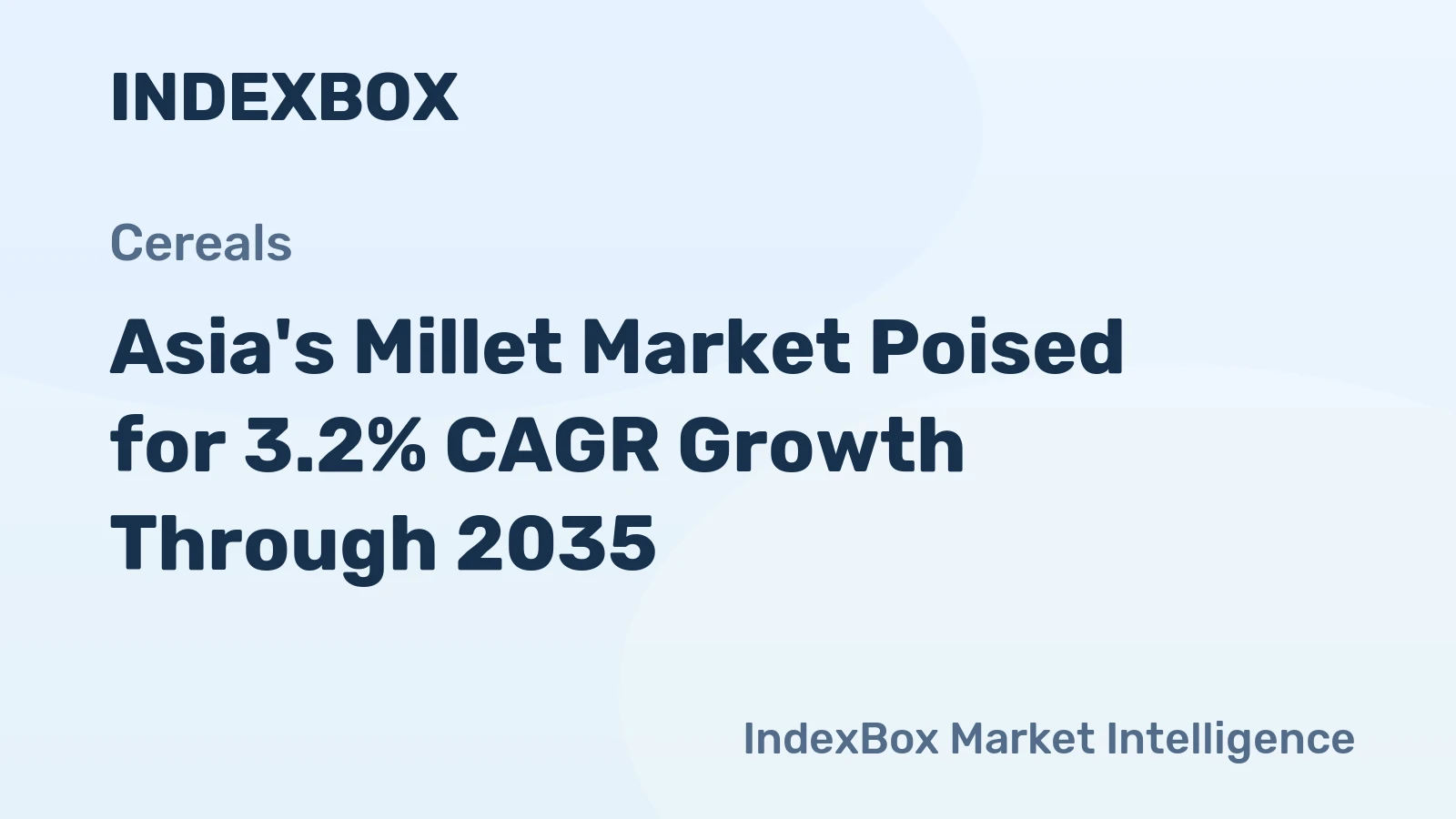Asia's Millet Market Poised for 3.2% CAGR Growth Through 2035