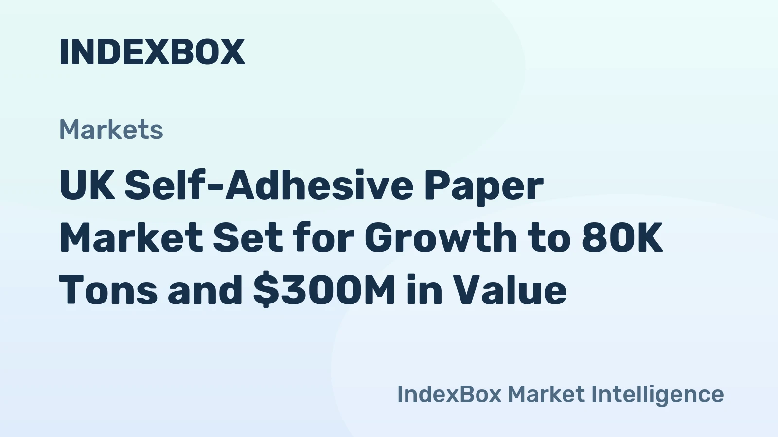 UK Self-Adhesive Paper Market Set for Growth to 80K Tons and $300M in Value