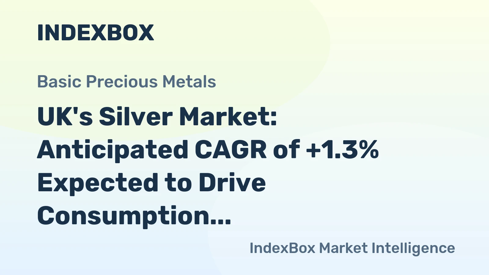 UK's Silver Market: Anticipated CAGR of +1.3% Expected to Drive Consumption Trends Over Next Decade
