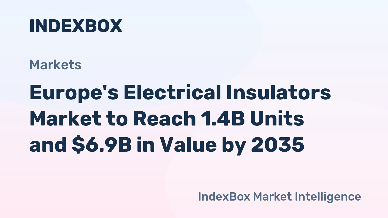 Europe's Electrical Insulators Market to Reach 1.4B Units and $6.9B in Value by 2035