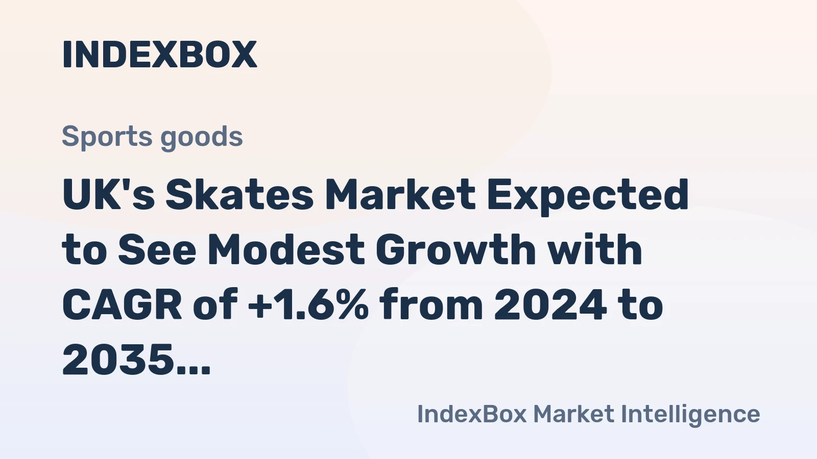 UK's Skates Market Expected to See Modest Growth with CAGR of +1.6% from 2024 to 2035