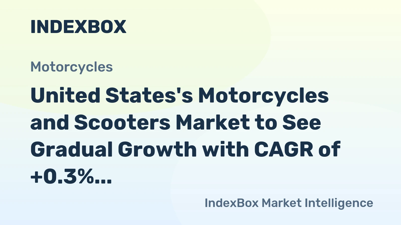 United States's Motorcycles and Scooters Market to See Gradual Growth with CAGR of +0.3% from 2024 to 2035