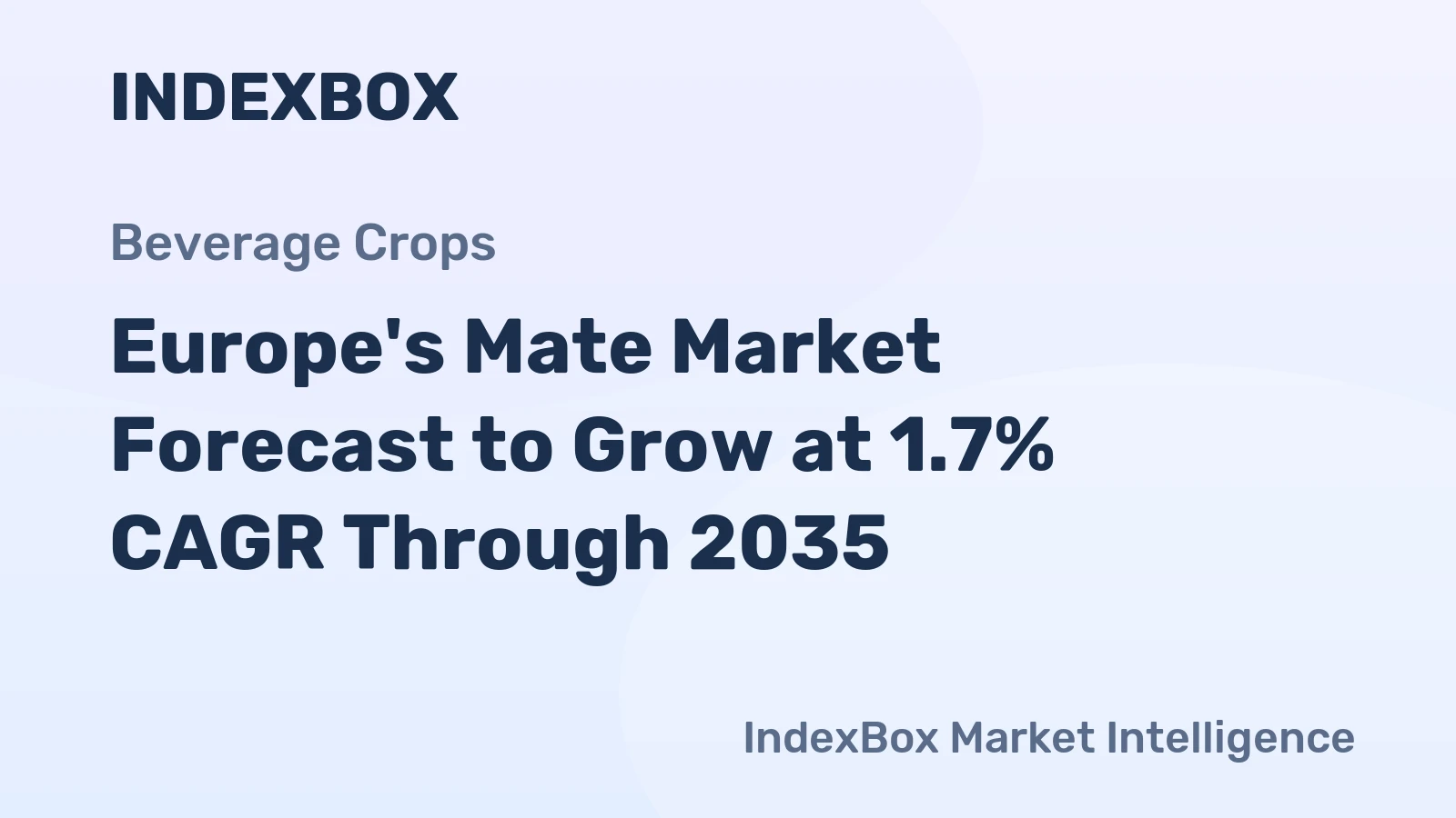 Europe's Mate Market Forecast to Grow at 1.7% CAGR Through 2035
