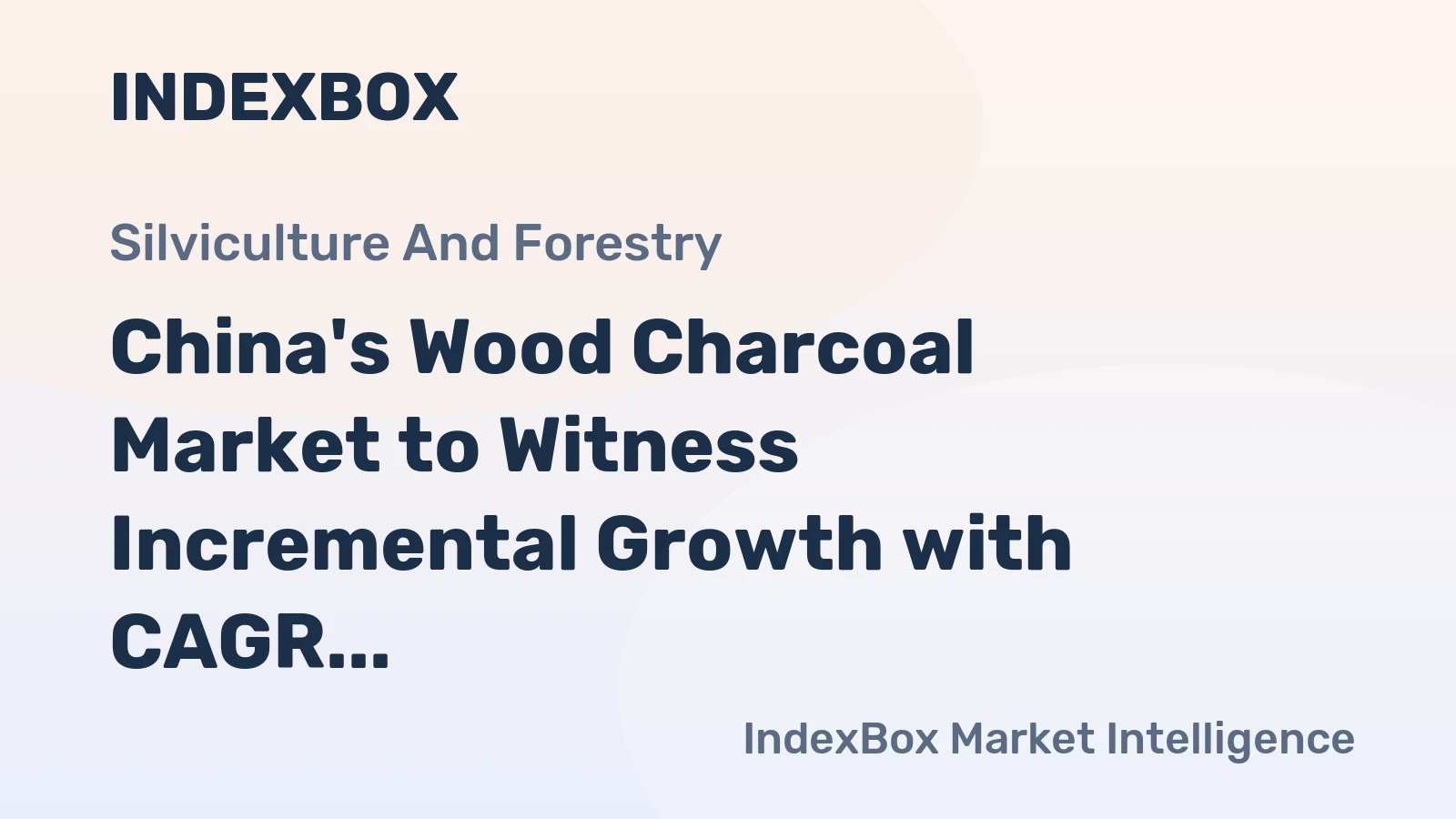 China's Wood Charcoal Market to Witness Incremental Growth with CAGR of +0.5% by 2035