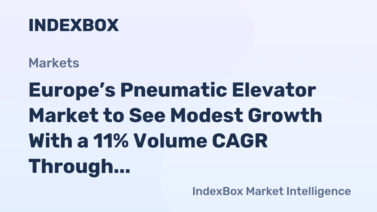 Europe’s Pneumatic Elevator Market to See Modest Growth With a 11% Volume CAGR Through 2035