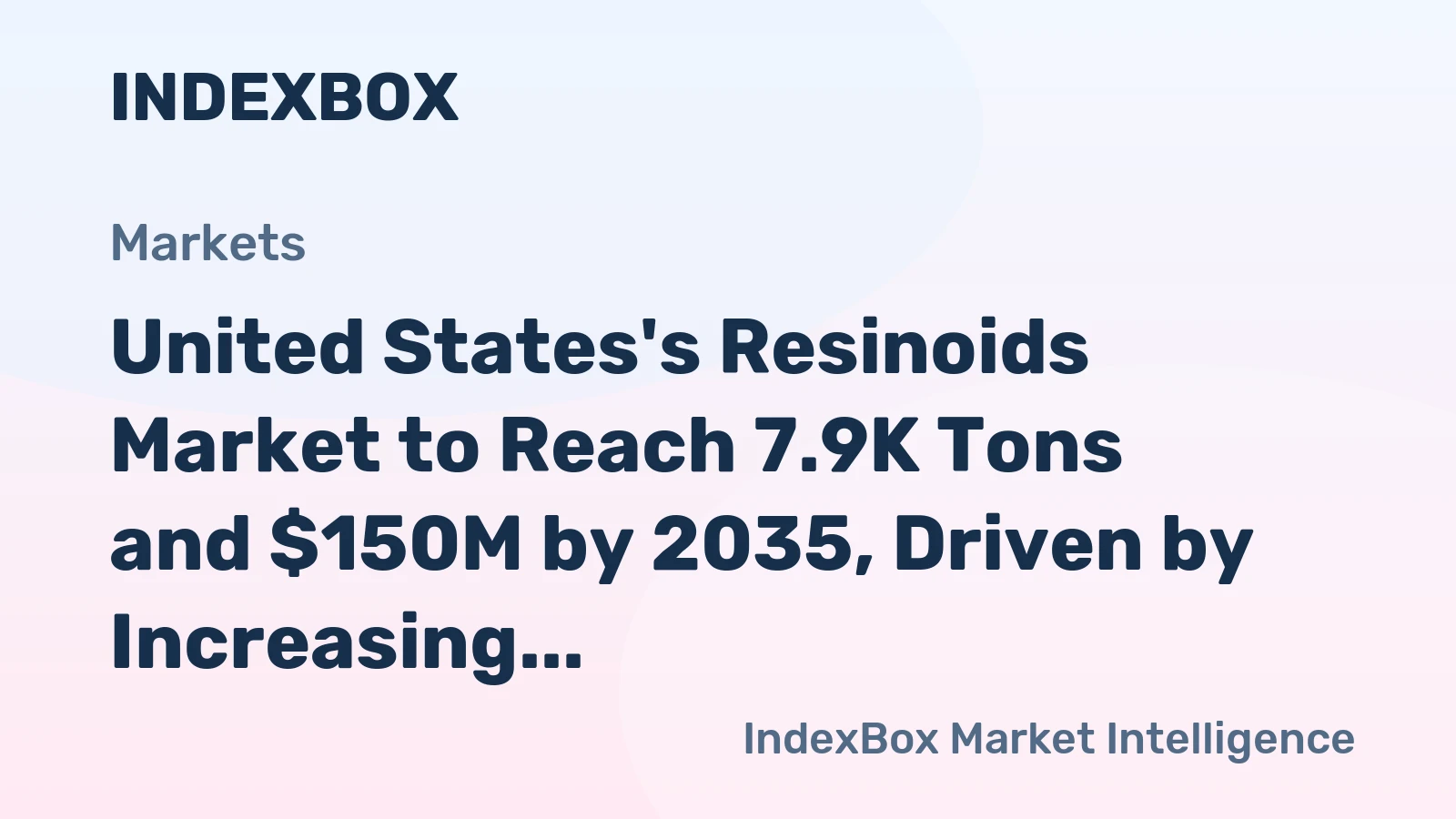 United States's Resinoids Market to Reach 7.9K Tons and $150M by 2035, Driven by Increasing Demand