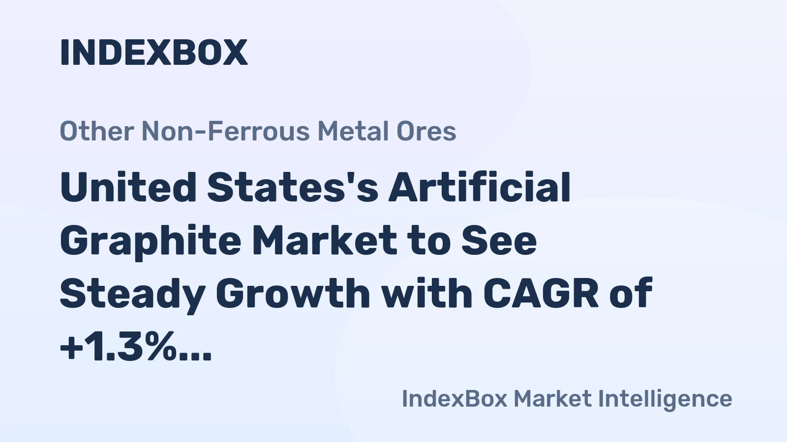 United States's Artificial Graphite Market to See Steady Growth with CAGR of +1.3% from 2024 to 2035