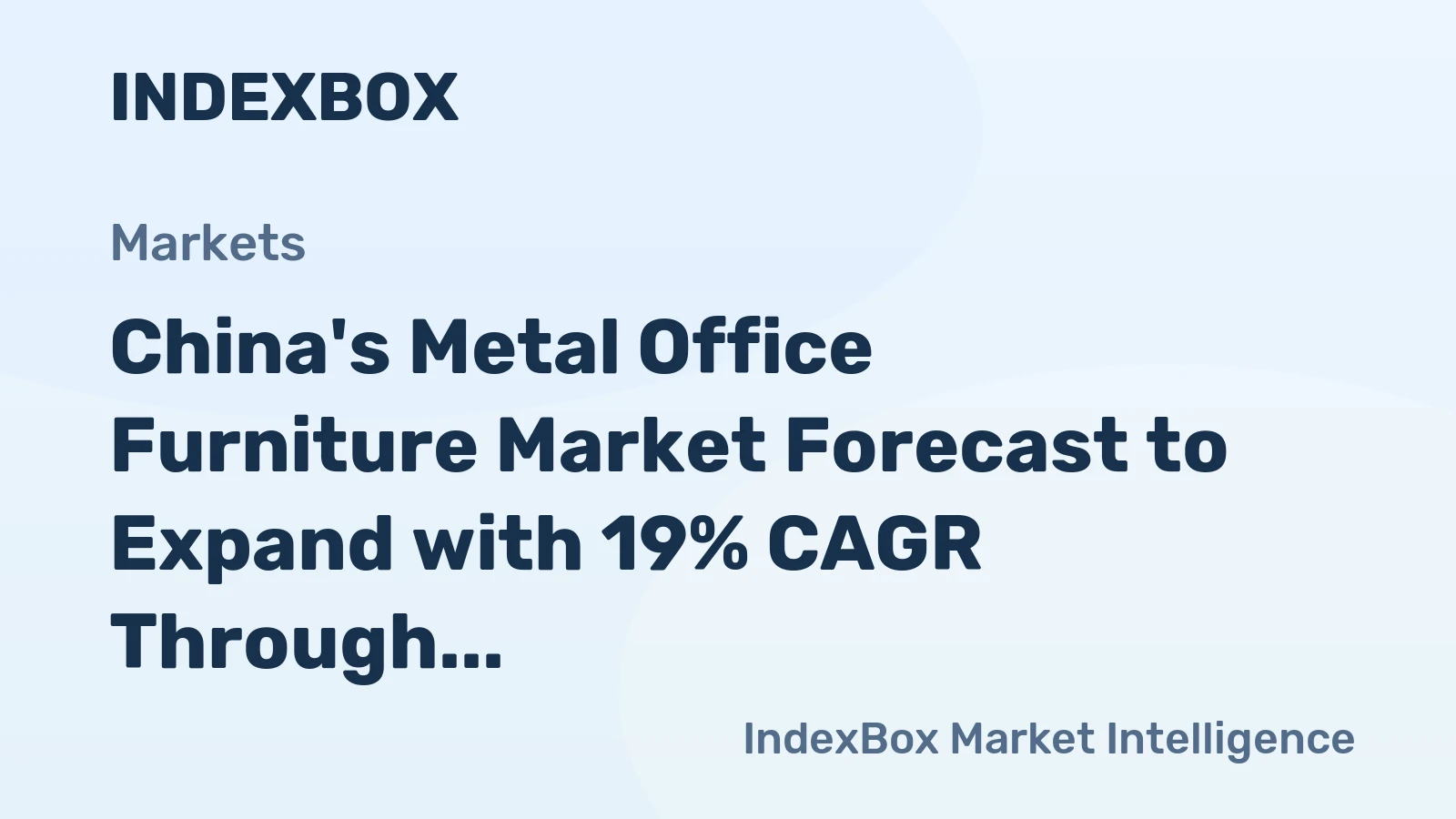 China's Metal Office Furniture Market Forecast to Expand with 19% CAGR Through 2035