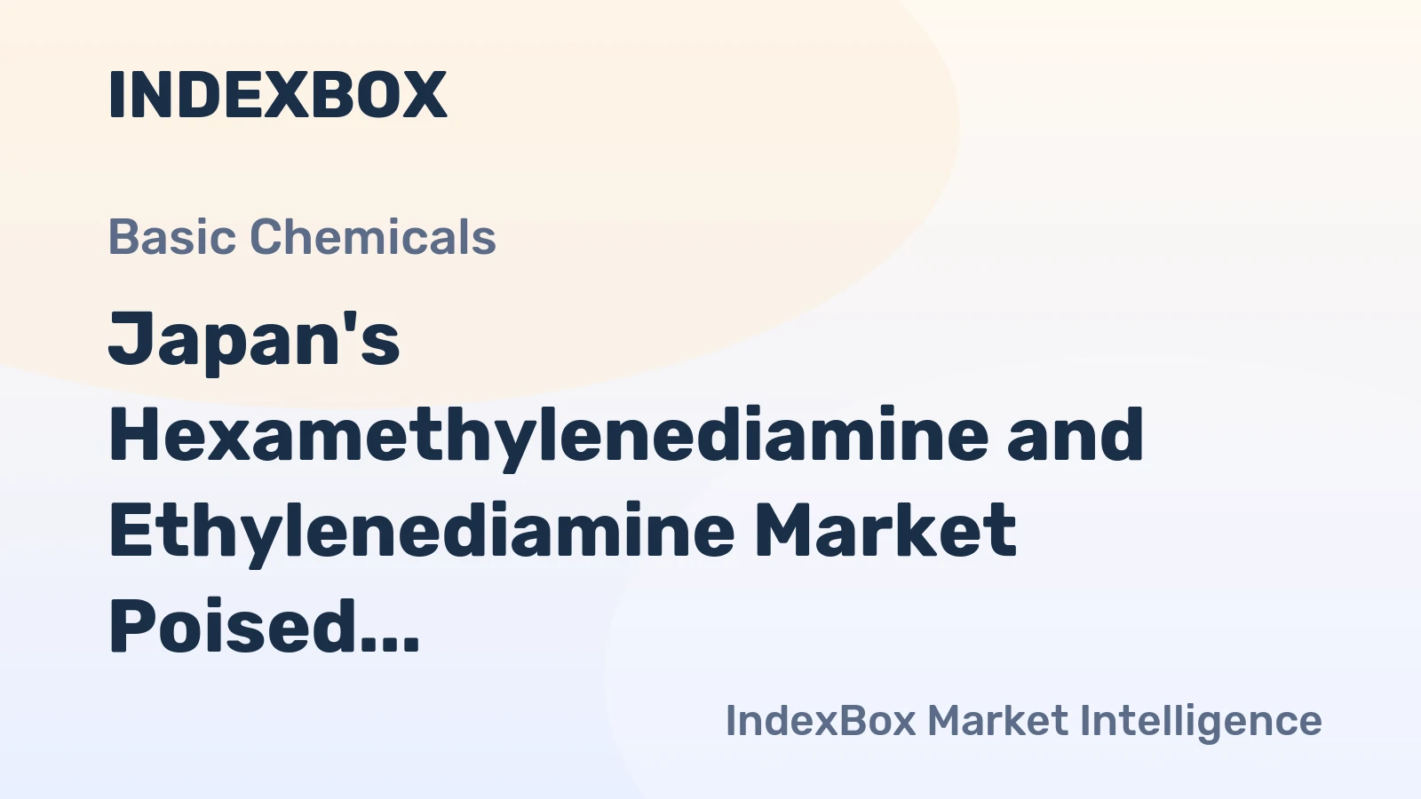 Japan's Hexamethylenediamine and Ethylenediamine Market Poised for Modest Growth With a +1.8% CAGR Through 2035