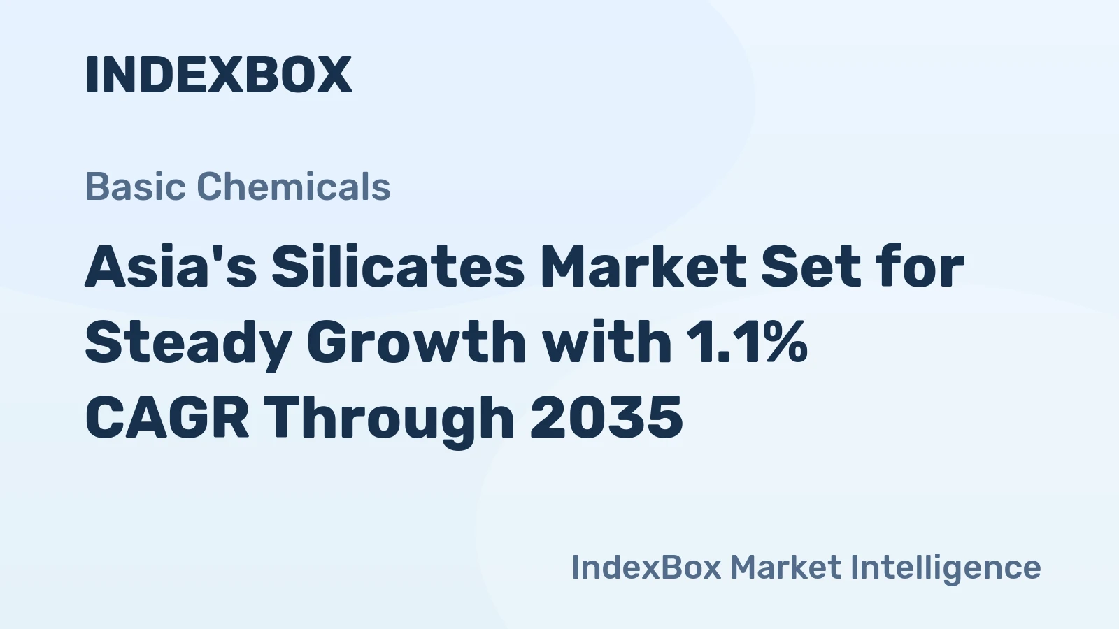 Asia's Silicates Market Set for Steady Growth with 1.1% CAGR Through 2035