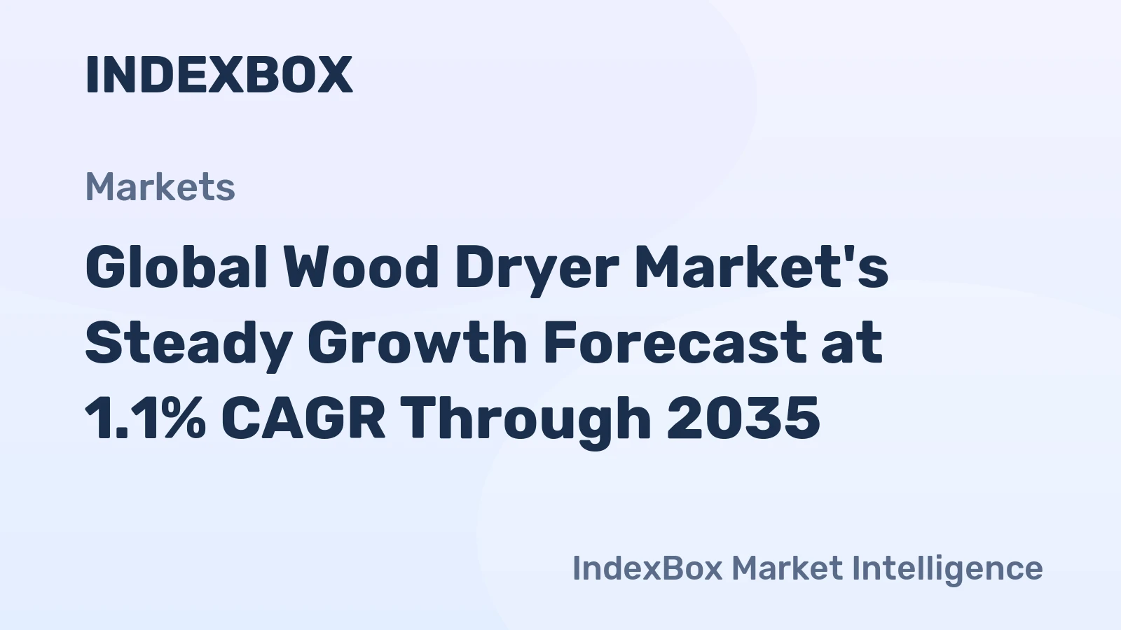 Global Wood Dryer Market's Steady Growth Forecast at 1.1% CAGR Through 2035