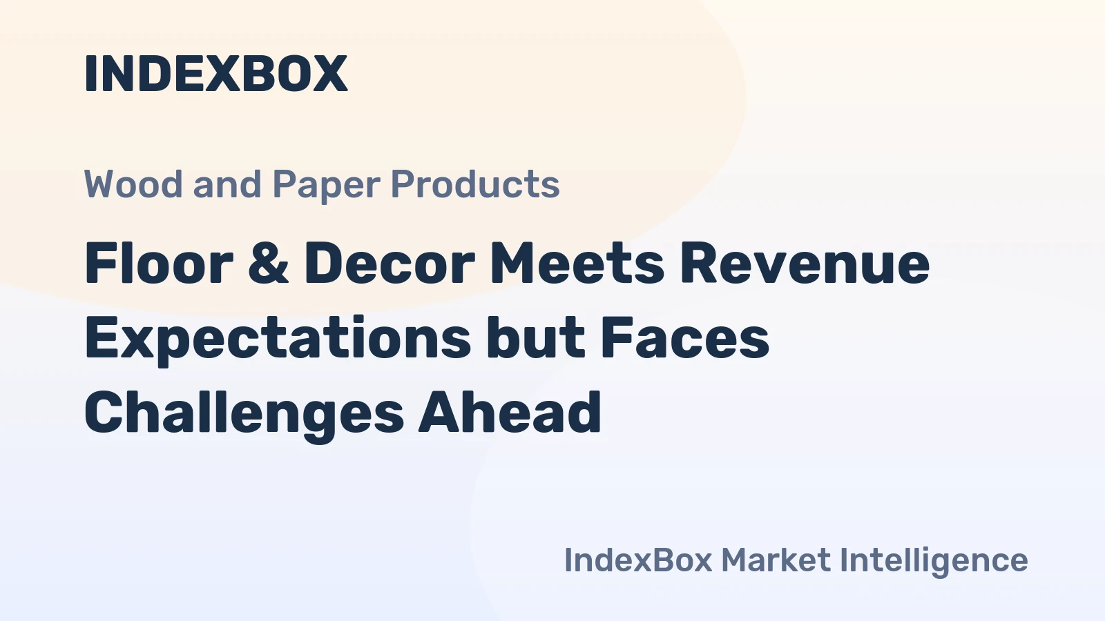 Floor & Decor Meets Revenue Expectations but Faces Challenges Ahead