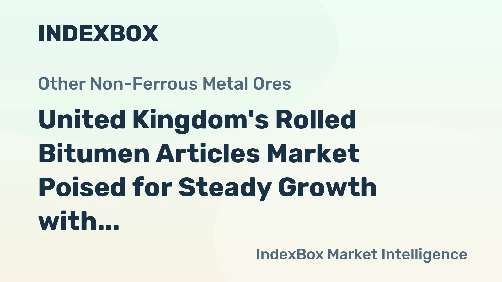 United Kingdom's Rolled Bitumen Articles Market Poised for Steady Growth with 2.9% CAGR