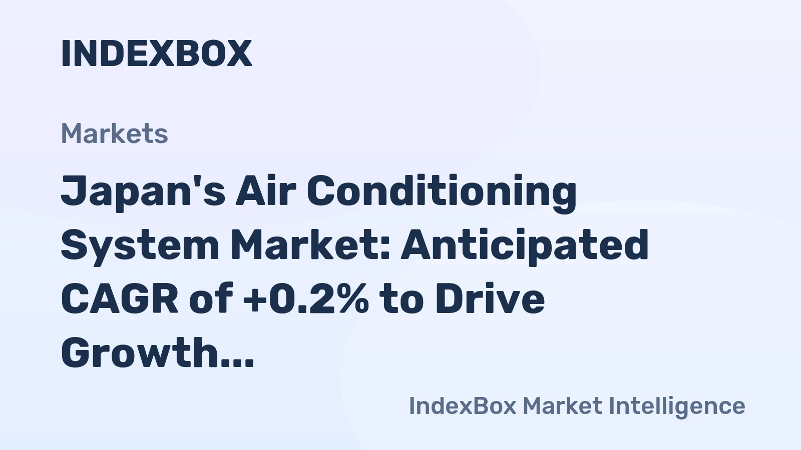 Japan's Air Conditioning System Market: Anticipated CAGR of +0.2% to Drive Growth Towards 4.7M Units by 2035