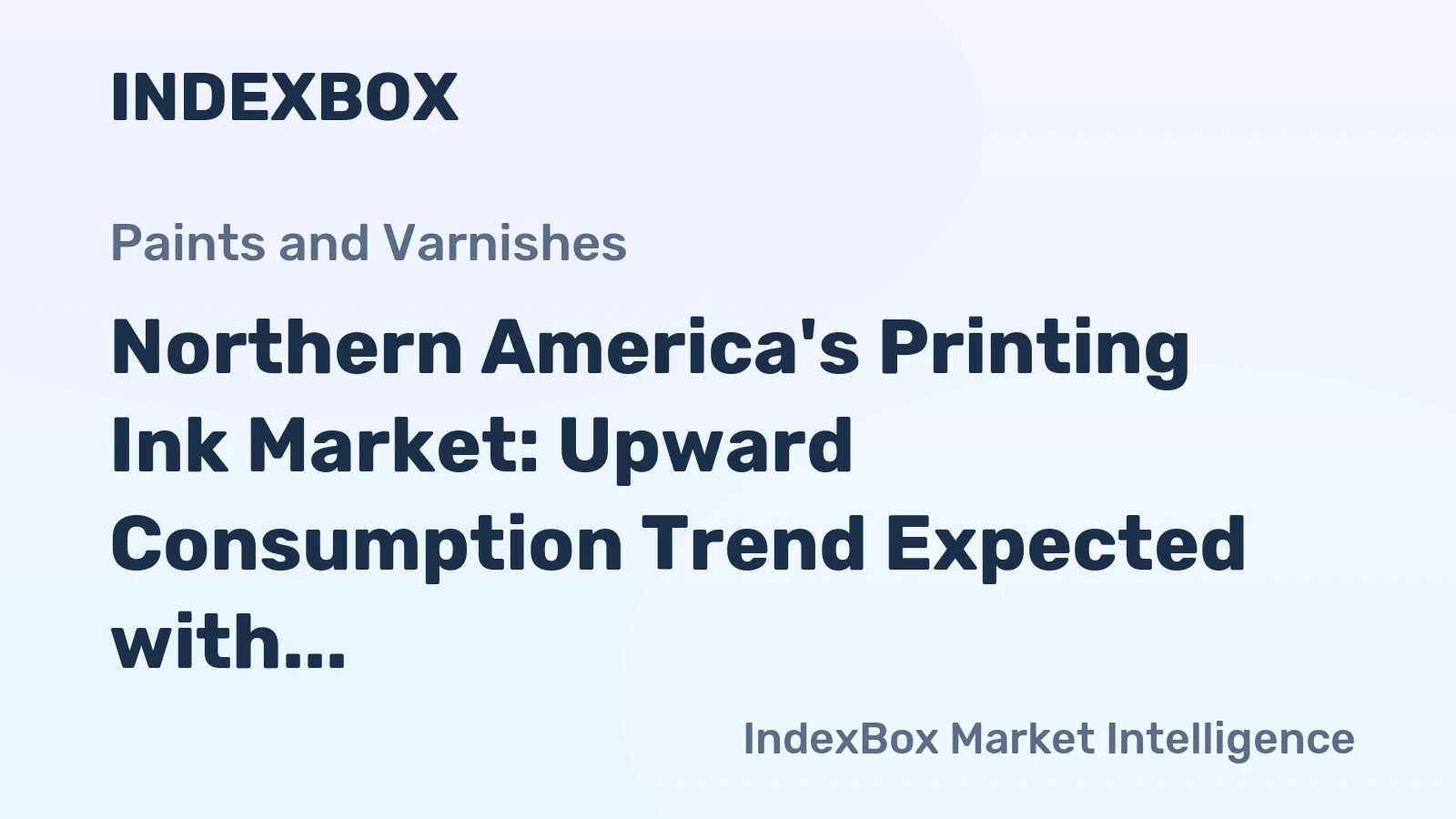 Northern America's Printing Ink Market: Upward Consumption Trend Expected with Market Volume Reaching 457K tons and Market Value at $6B by 2035