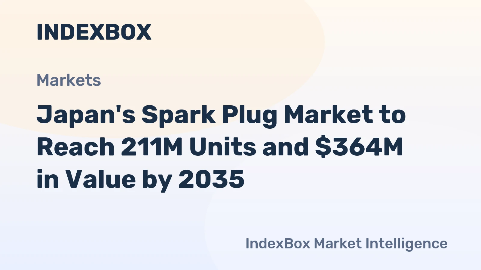 Japan's Spark Plug Market to Reach 211M Units and $364M in Value by 2035