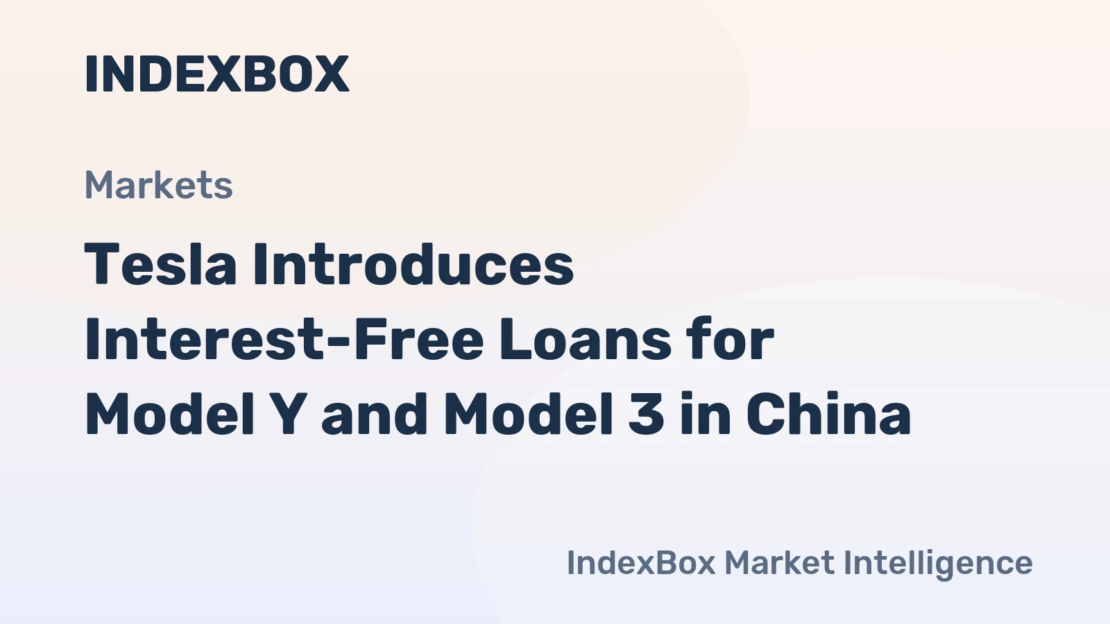 Tesla Introduces Interest-Free Loans for Model Y and Model 3 in China