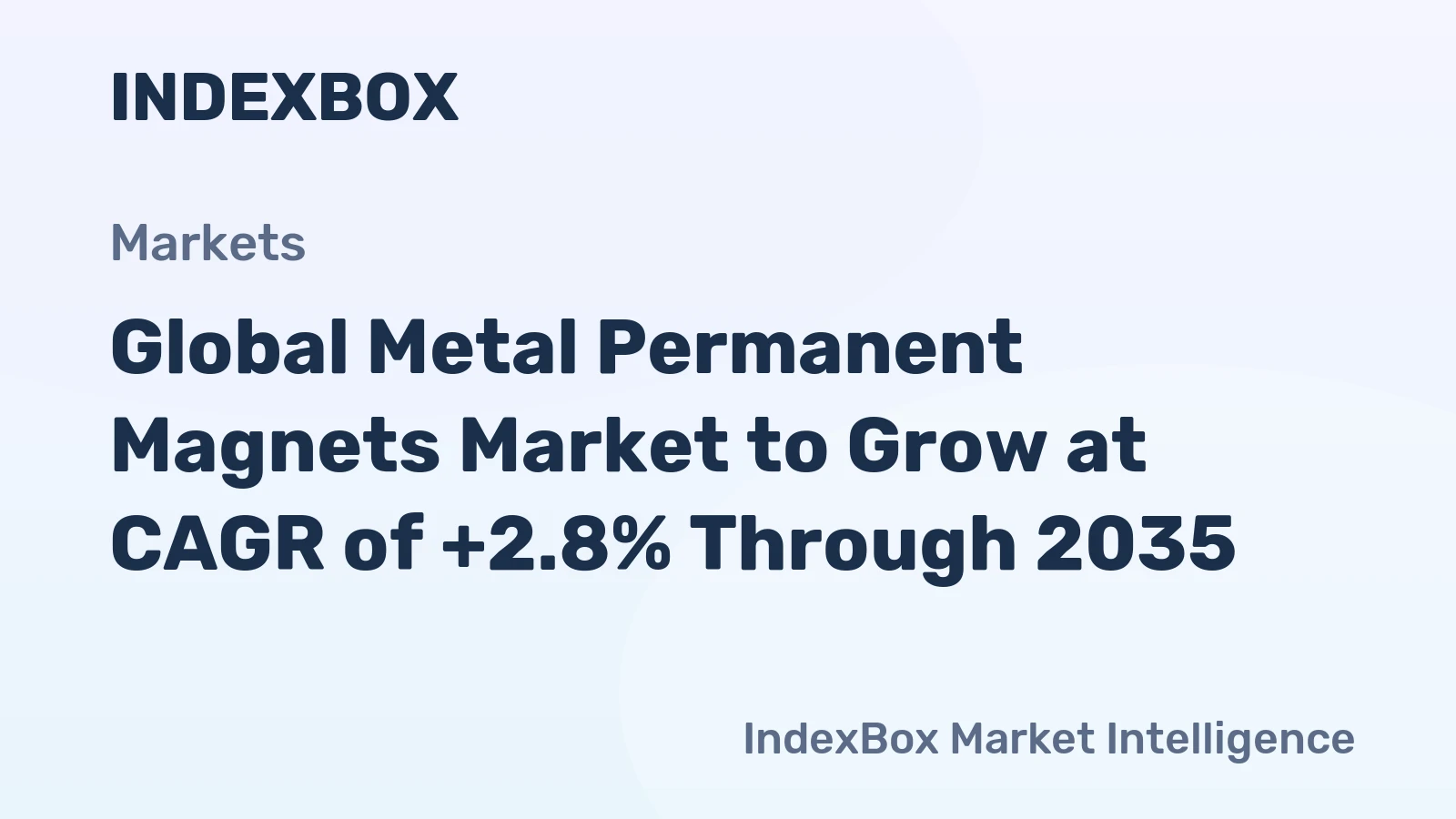 Global Metal Permanent Magnets Market to Grow at CAGR of +2.8% Through 2035