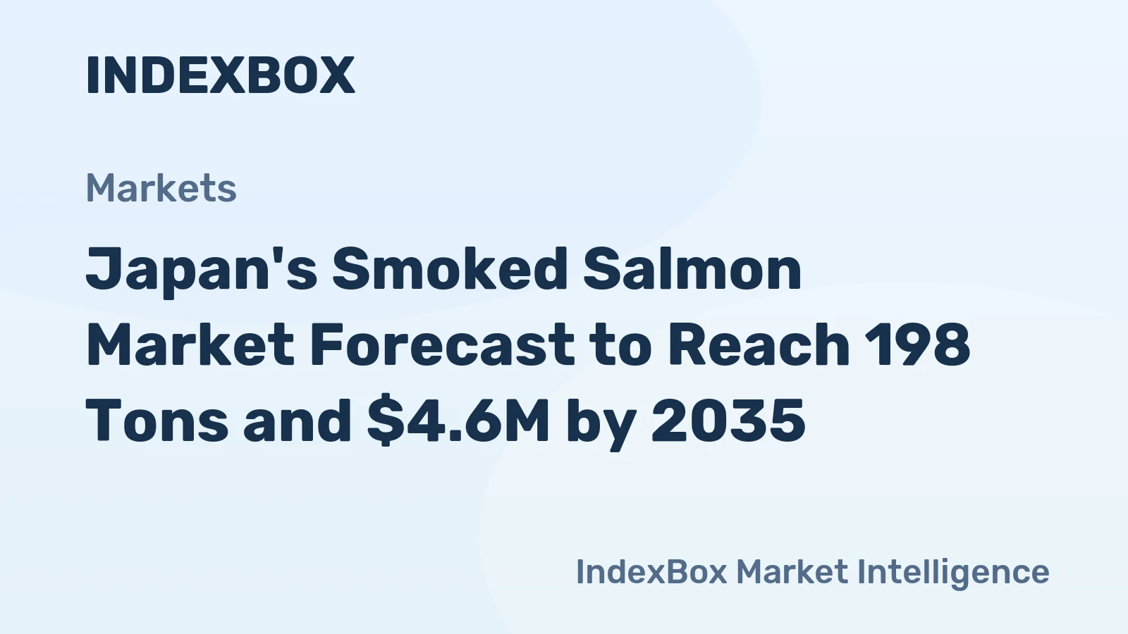 Japan's Smoked Salmon Market Forecast to Reach 198 Tons and $4.6M by 2035