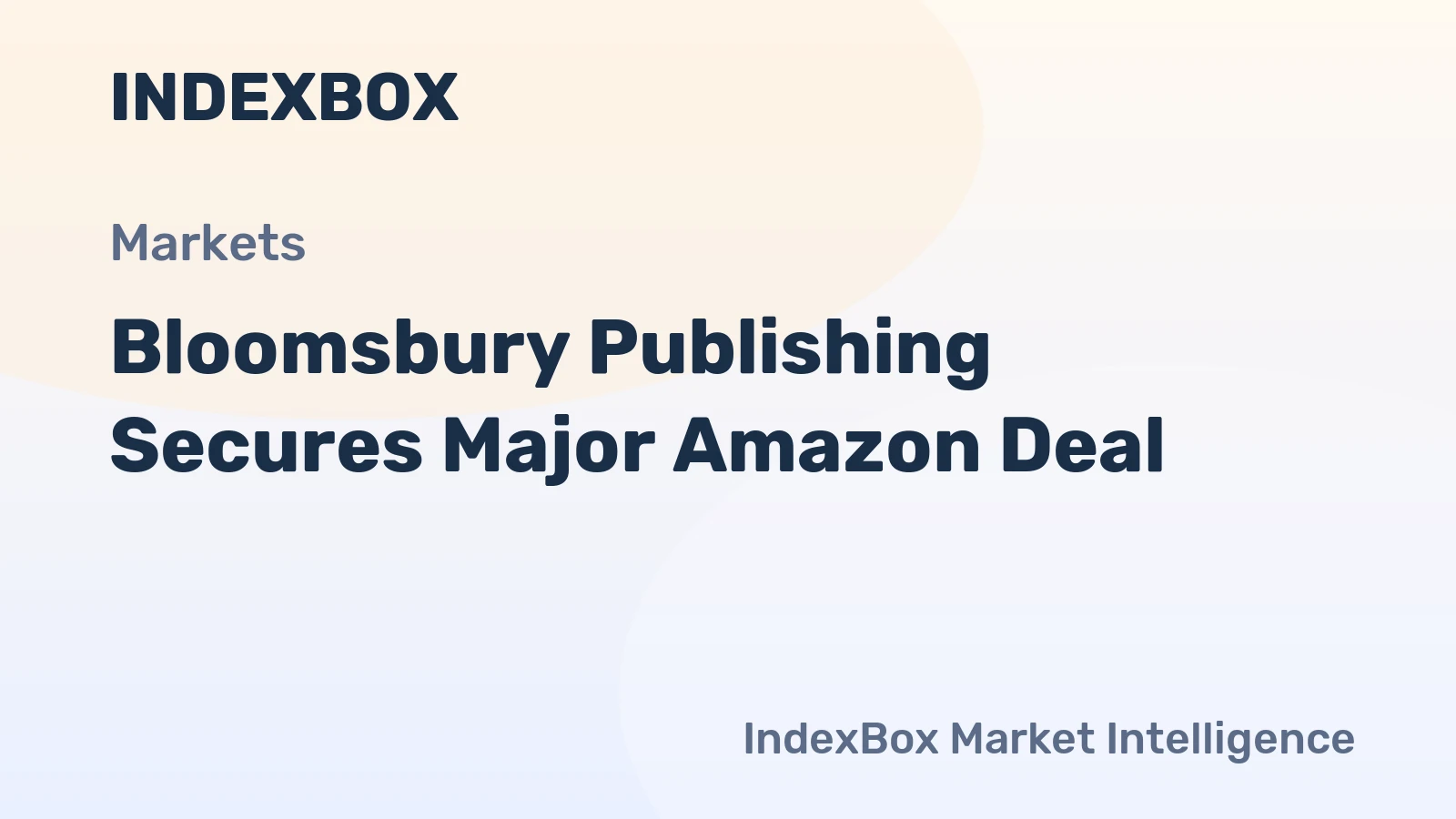 Bloomsbury Publishing Secures Major Amazon Deal