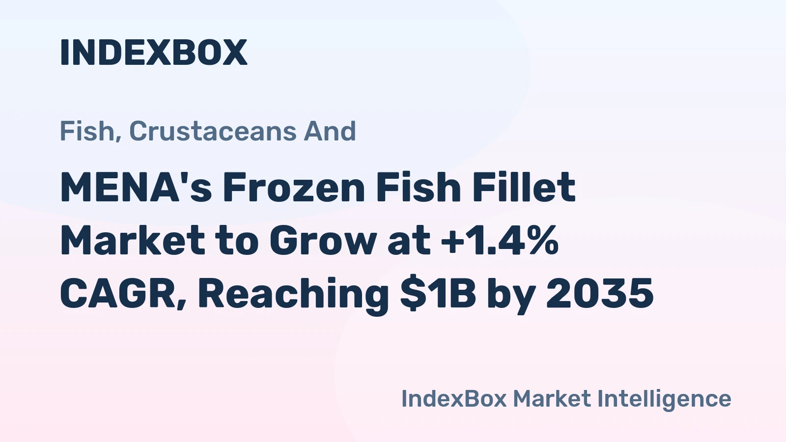 MENA's Frozen Fish Fillet Market to Grow at +1.4% CAGR, Reaching $1B by 2035
