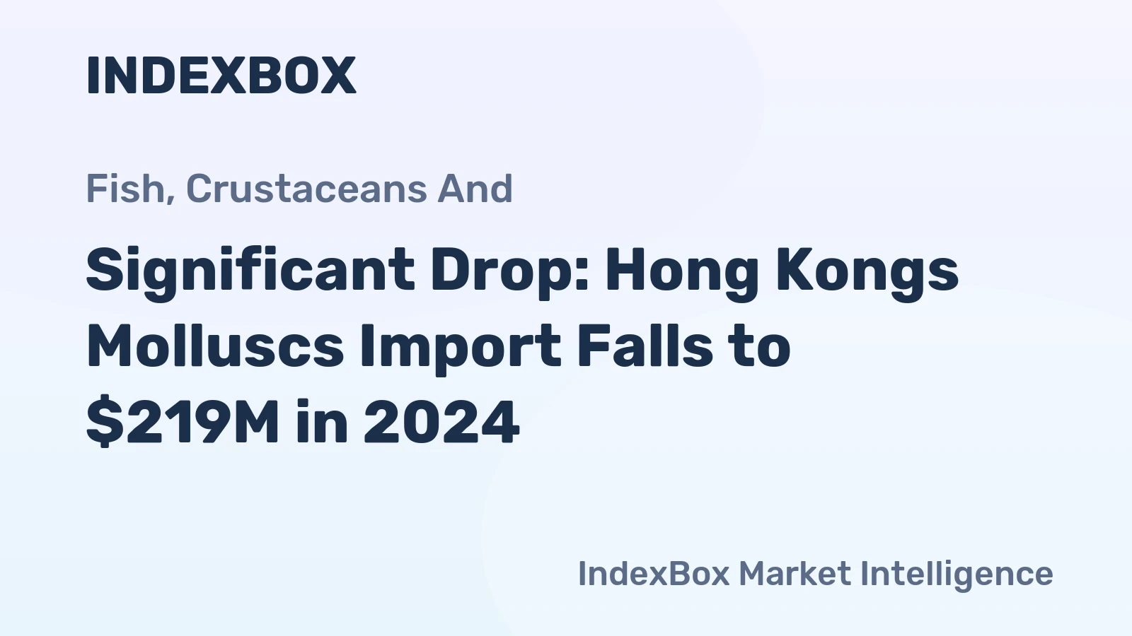 Significant Drop: Hong Kongs Molluscs Import Falls to $219M in 2024
