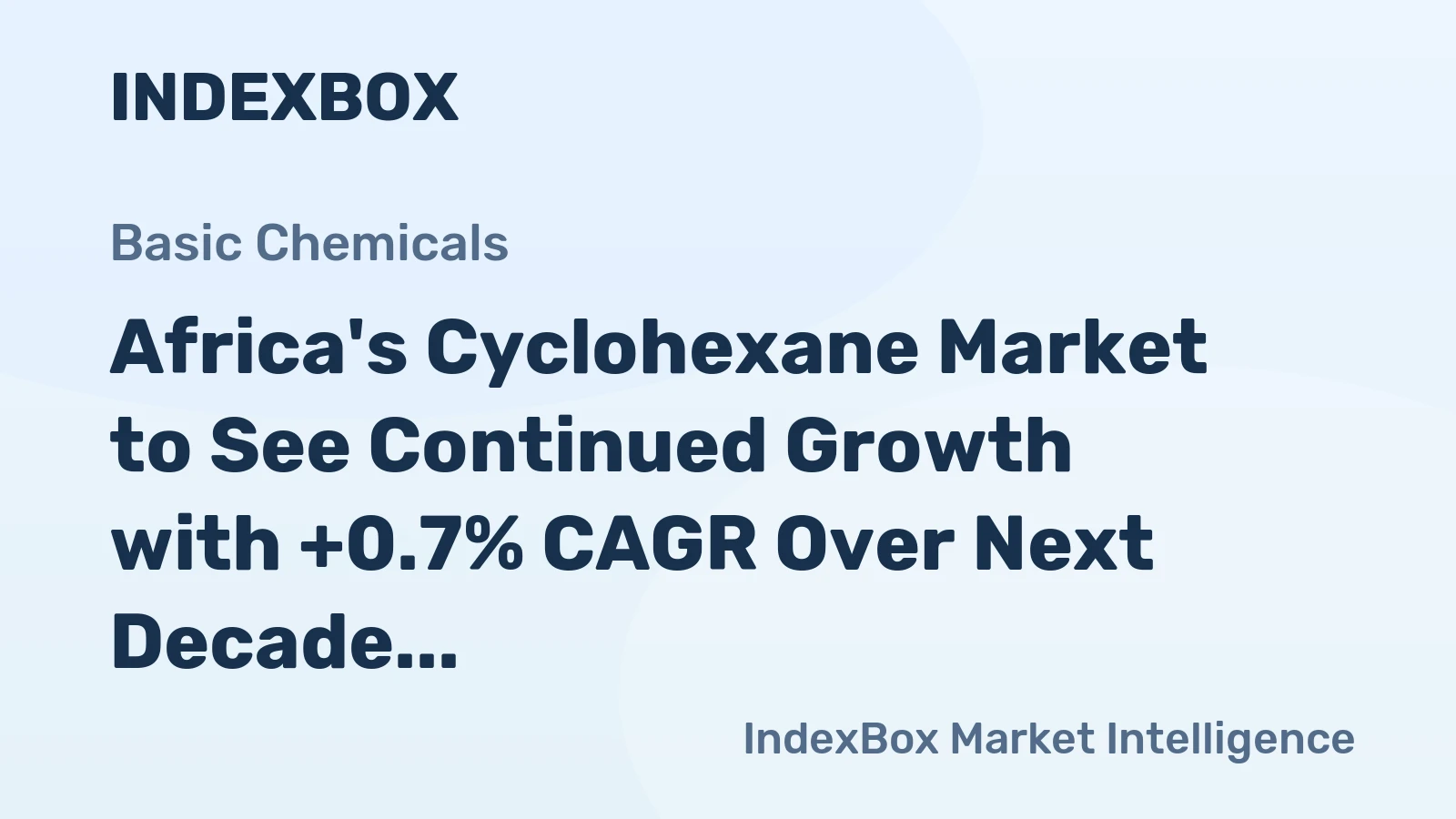Africa's Cyclohexane Market to See Continued Growth with +0.7% CAGR Over Next Decade