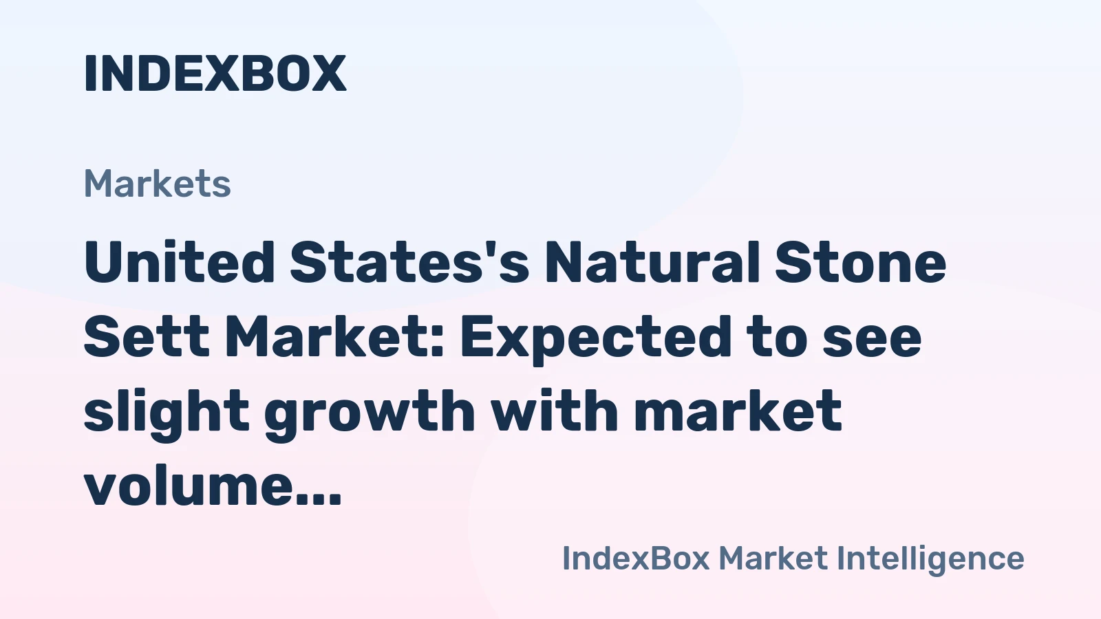 United States's Natural Stone Sett Market: Expected to see slight growth with market volume reaching 1.9M tons and market value hitting $1.4B by 2035