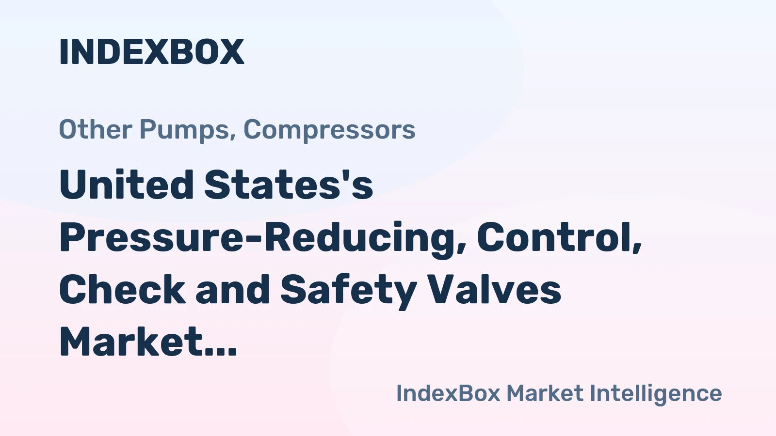 United States's Pressure-Reducing, Control, Check and Safety Valves Market to Witness Steady Growth with 1.3% CAGR