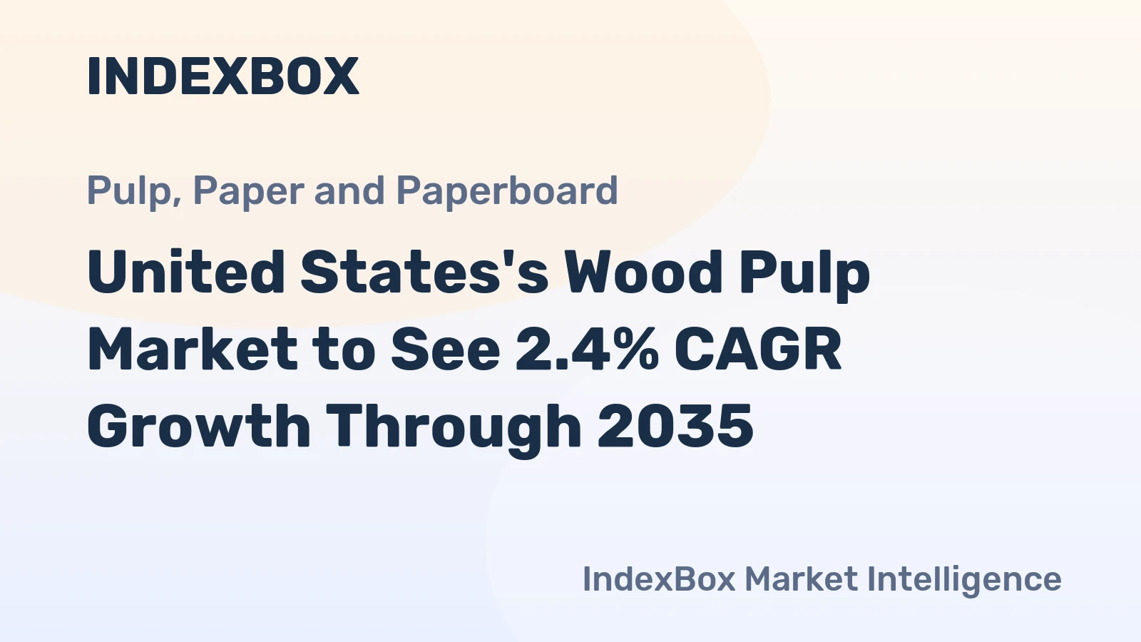 United States's Wood Pulp Market to See 2.4% CAGR Growth Through 2035